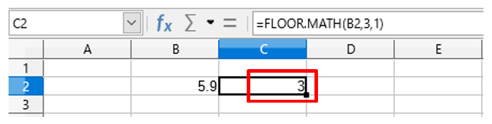 【初心者向け】FLOOR.MATH 関数の解説 (LibreOffice Calc) – 亥の滝登り